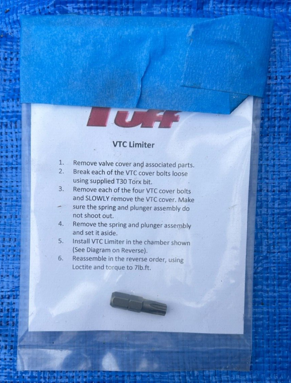 40* VTC limiter pin - for RBC/PND 50* gear - Honda K20 K24 Frankenstei ...